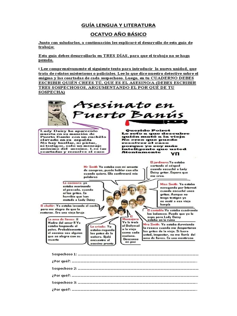 Guía Misterios | PDF | Cuentos | Narrativa