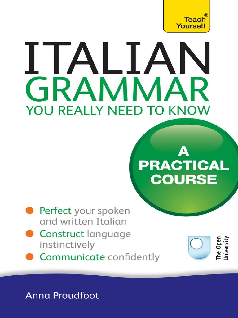 Italian Grammar You Really Need To Know PDF | PDF | Grammatical Gender ...