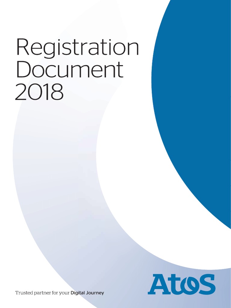 Atos 2018 Registration Document PDF | PDF | Cloud Computing | Outsourcing
