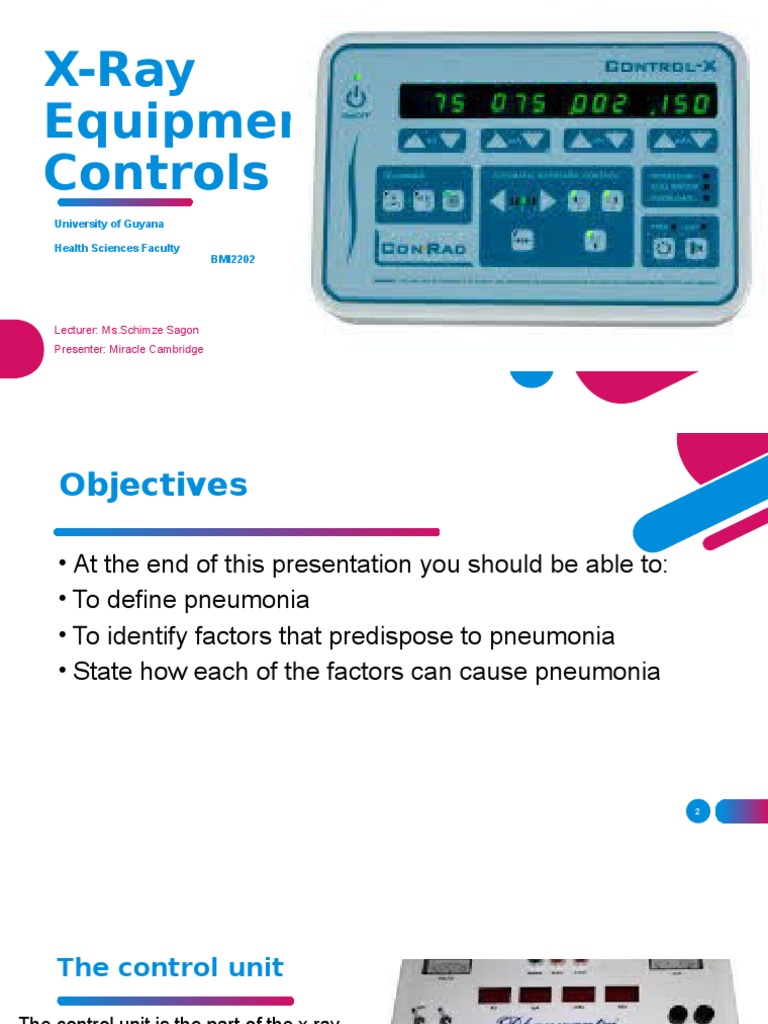 X-Ray Control Panel Overview | PDF | X Ray | Vacuum Tube