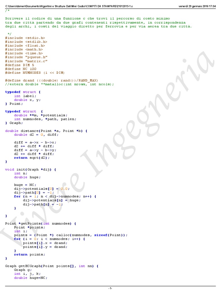 Vivere Ingegneria: Typedef | PDF | C++ | Computer Programming