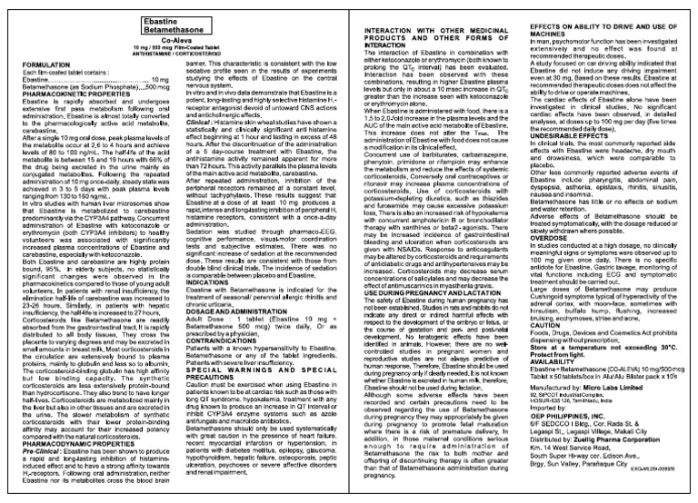 Co-Aleva Tab Insert PDF | PDF