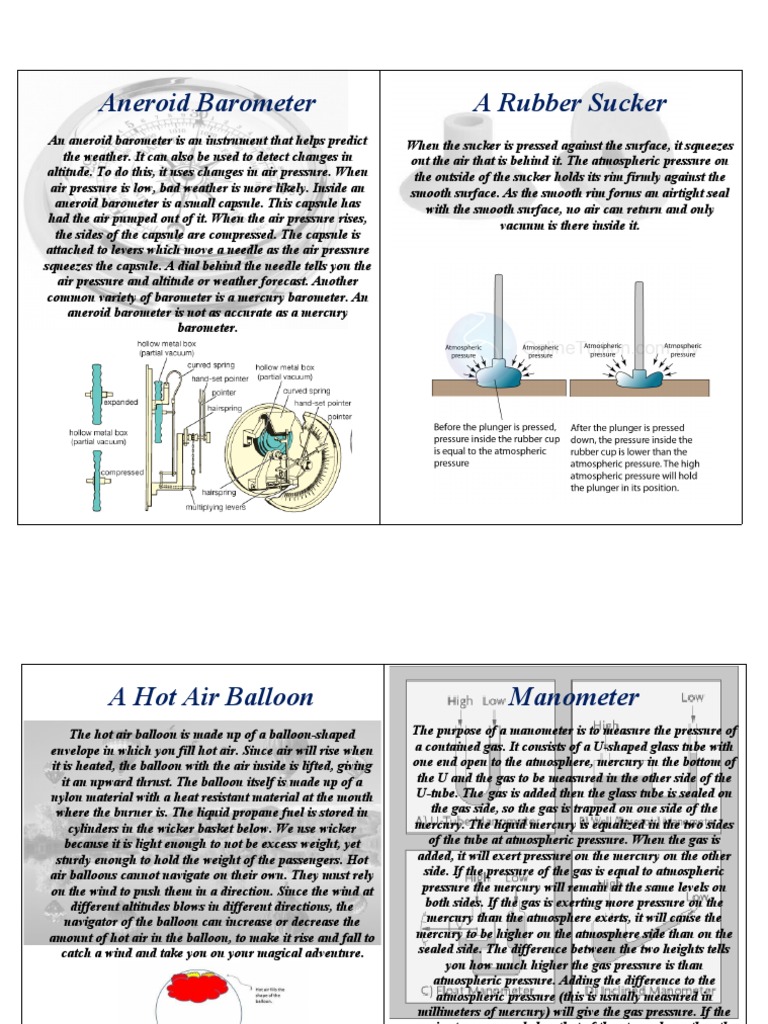 Aneroid Barometer | PDF | Transparent Materials | Phases Of Matter