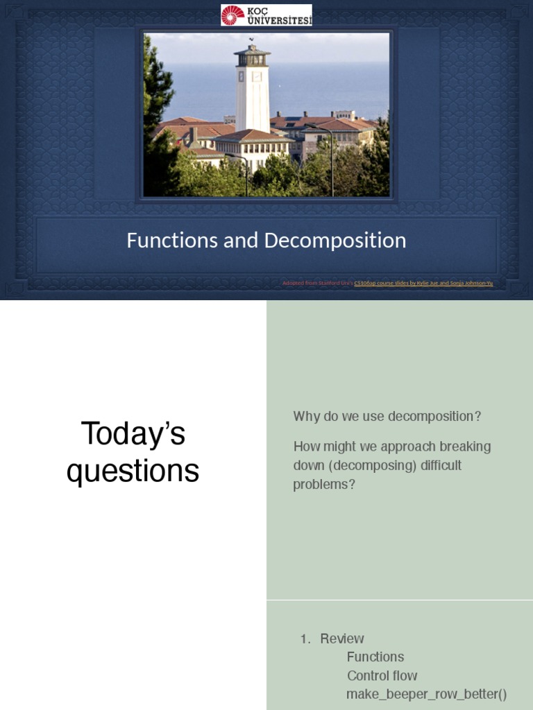5 Functions And Decomposition Pdf Control Flow Boolean Data Type