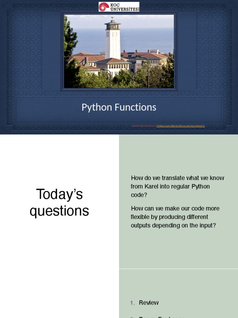 8 Pythonfunctions Pdf Parameter Computer Programming Subroutine 9347