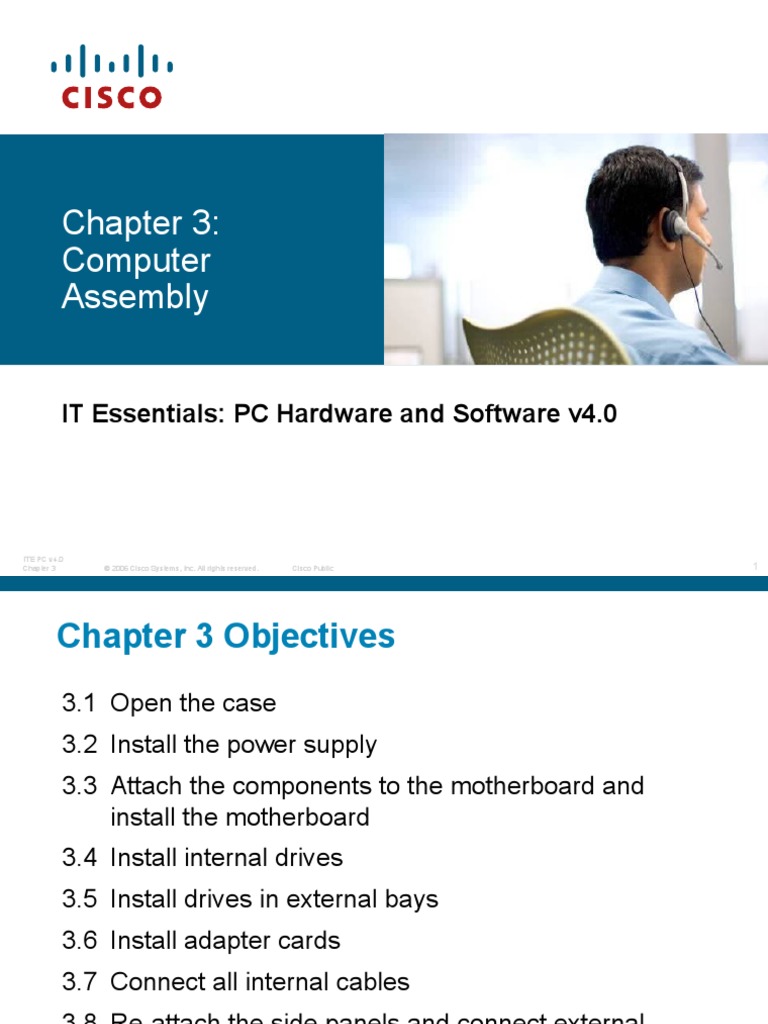 Computer Assembly: IT Essentials: PC Hardware and Software v4.0 | PDF ...