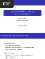 Biostats Exam Cheat Sheet | PDF | Type I And Type Ii Errors ...