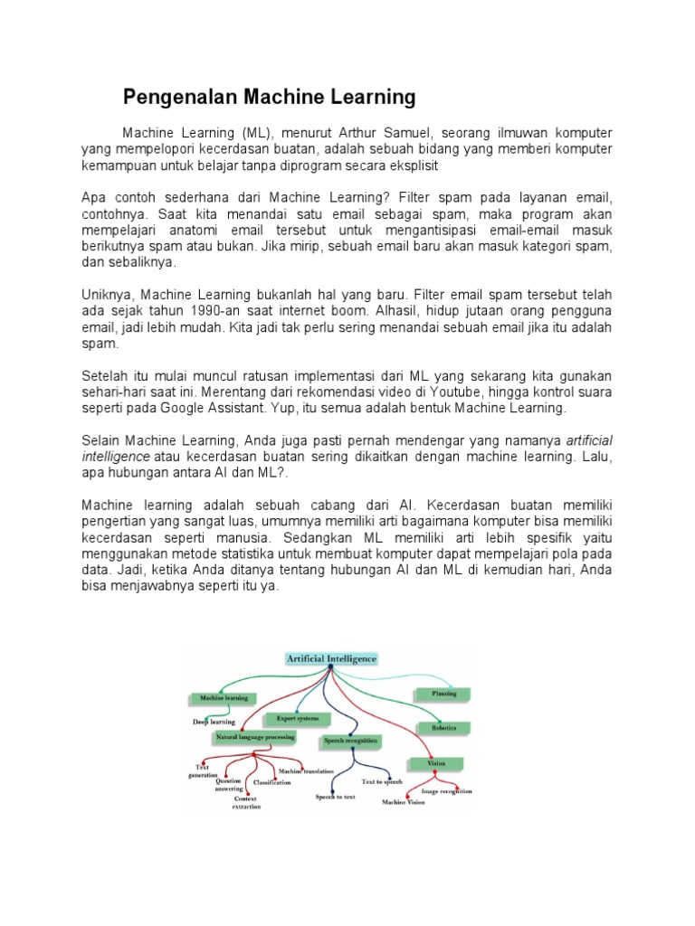 Pengenalan Machine Learning | PDF