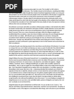 Arthur Miller - The Crucible One Pager Final Project | PDF