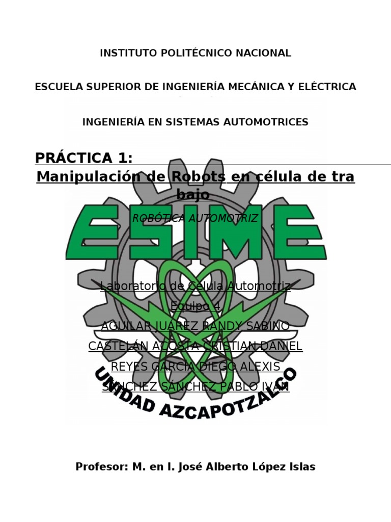 Portada ESIME Marca de Agua | PDF