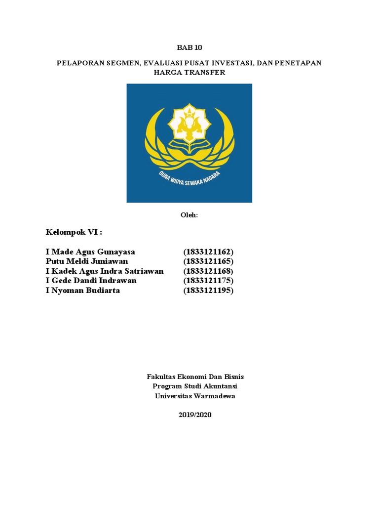 RMK Akmen Bab 10 Kelompok 6 | PDF | Pengelolaan Keuangan & Uang