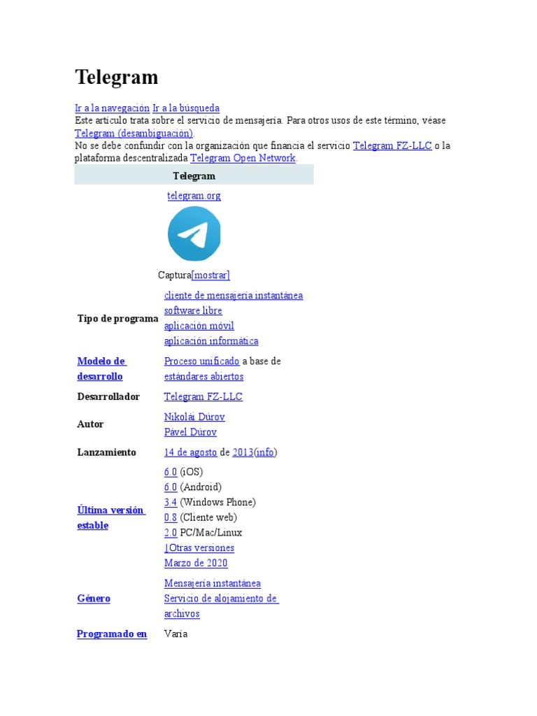 Telegram: Mensajería y Seguridad Avanzada | PDF | Informática | Software