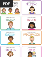 Memorama de Las Emociones | PDF