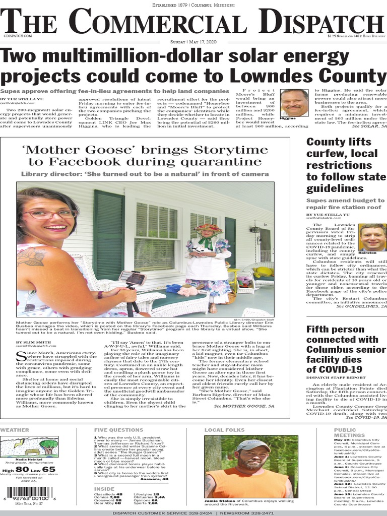 Commercial Dispatch Eedition 5-17-20 | PDF