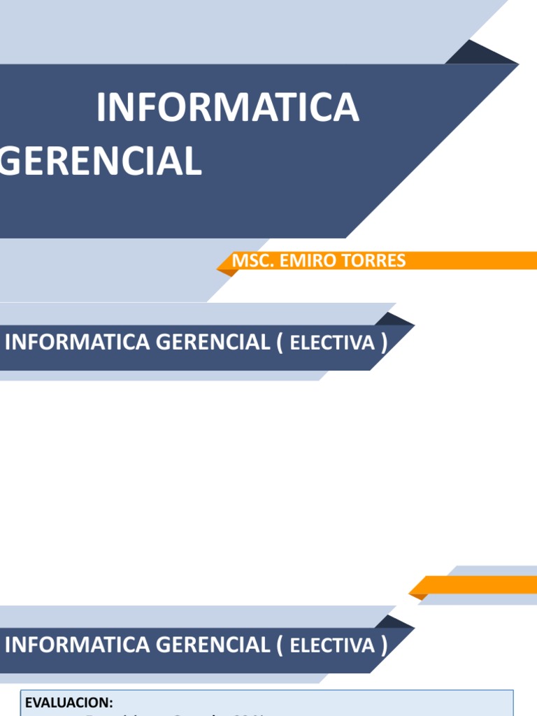 Gerencia Informática y TICs | PDF | Hardware de la computadora | Red de ...