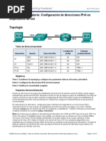 Practica Enrutamiento Ipv6 Estatico en Packet Tracer | PDF