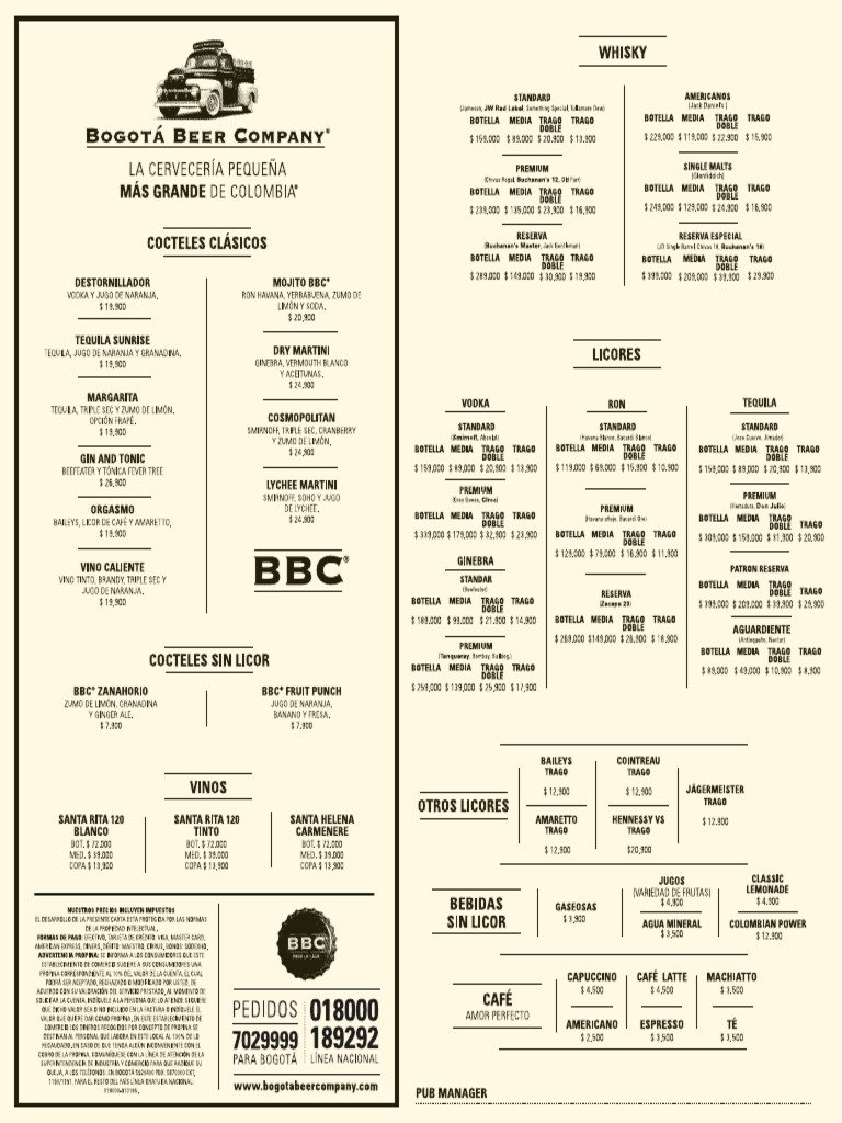 Menu BBC PDF | PDF