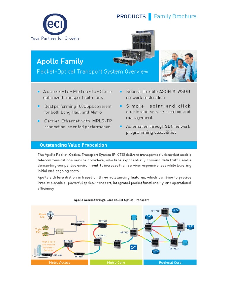Apollo Brochure - ECI | PDF | Network Topology | Computer Network