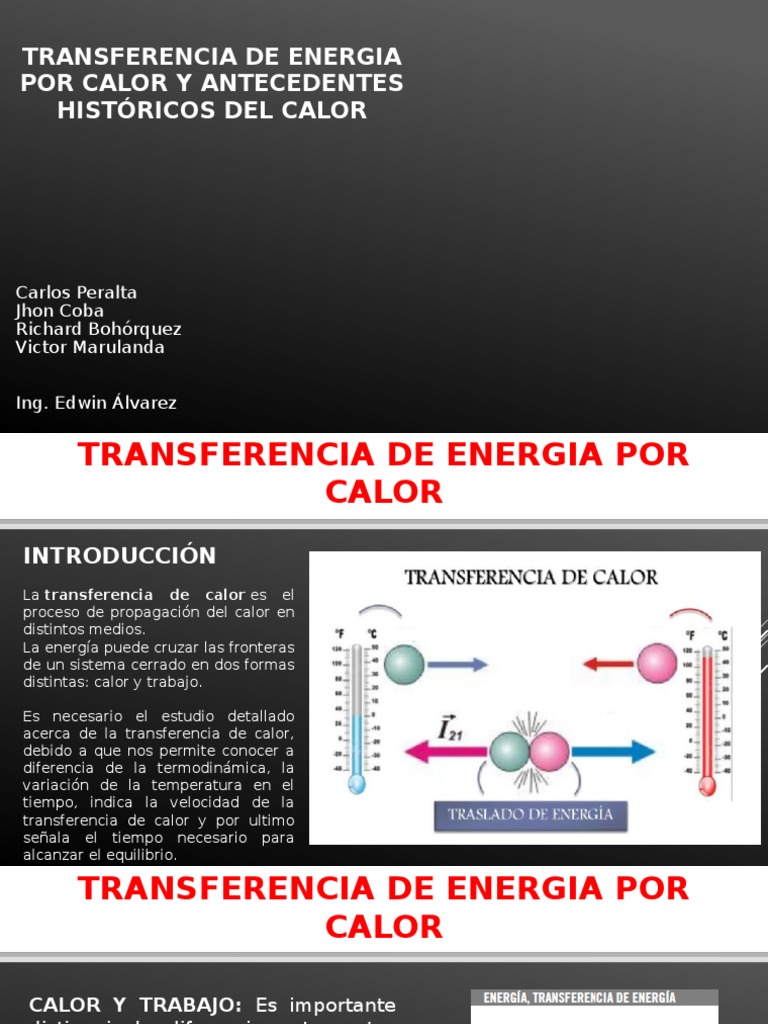 Transferencia de Calor | PDF | Calor | Temperatura