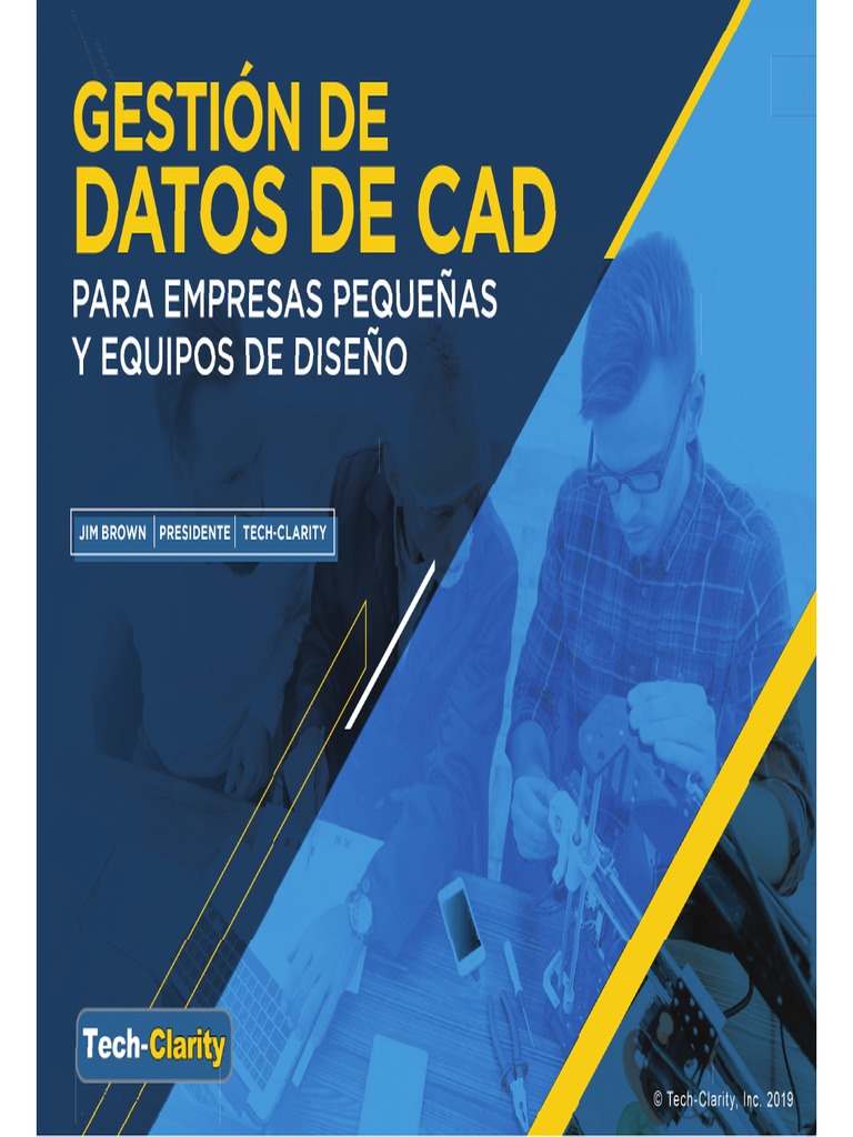 Tech Clarity Ebook CAD Data - Management - ES | PDF | Ingeniería | Diseño