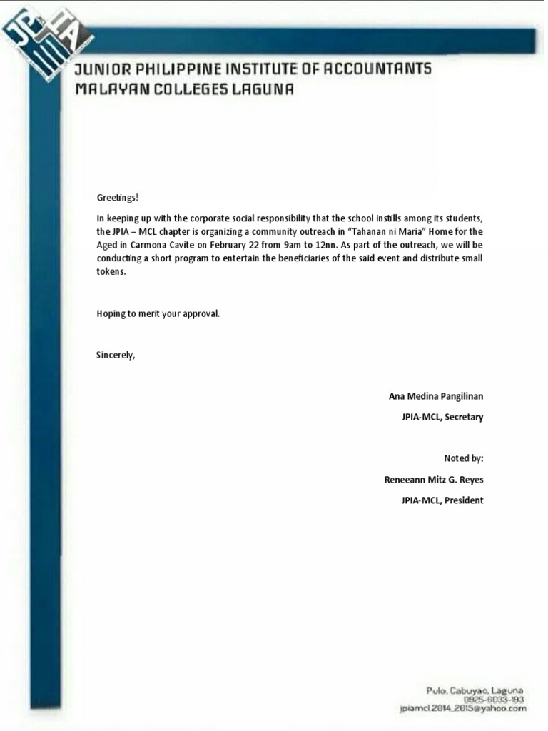 Letter For School Admin (Final) | PDF