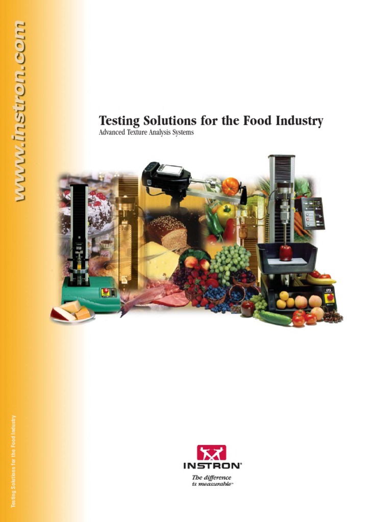 Testing Solutions For The Food Industry | PDF | Extrusion | Shelf Life