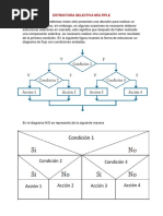 Estructura Selectiva Multiple | PDF | Algoritmos | Ciencias de la Computación