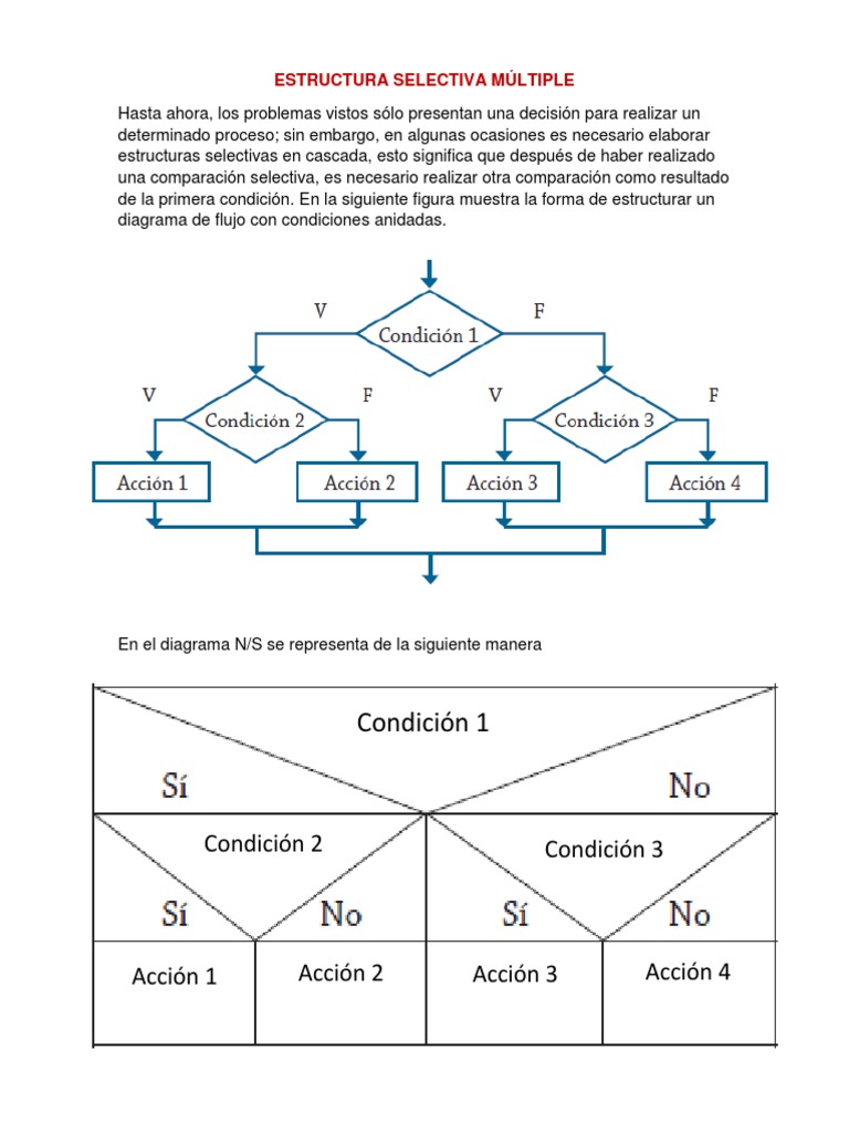 Estructura Selectiva Múltiple | PDF