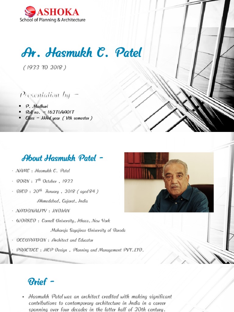 Hasmukh Patel | PDF | Art Media
