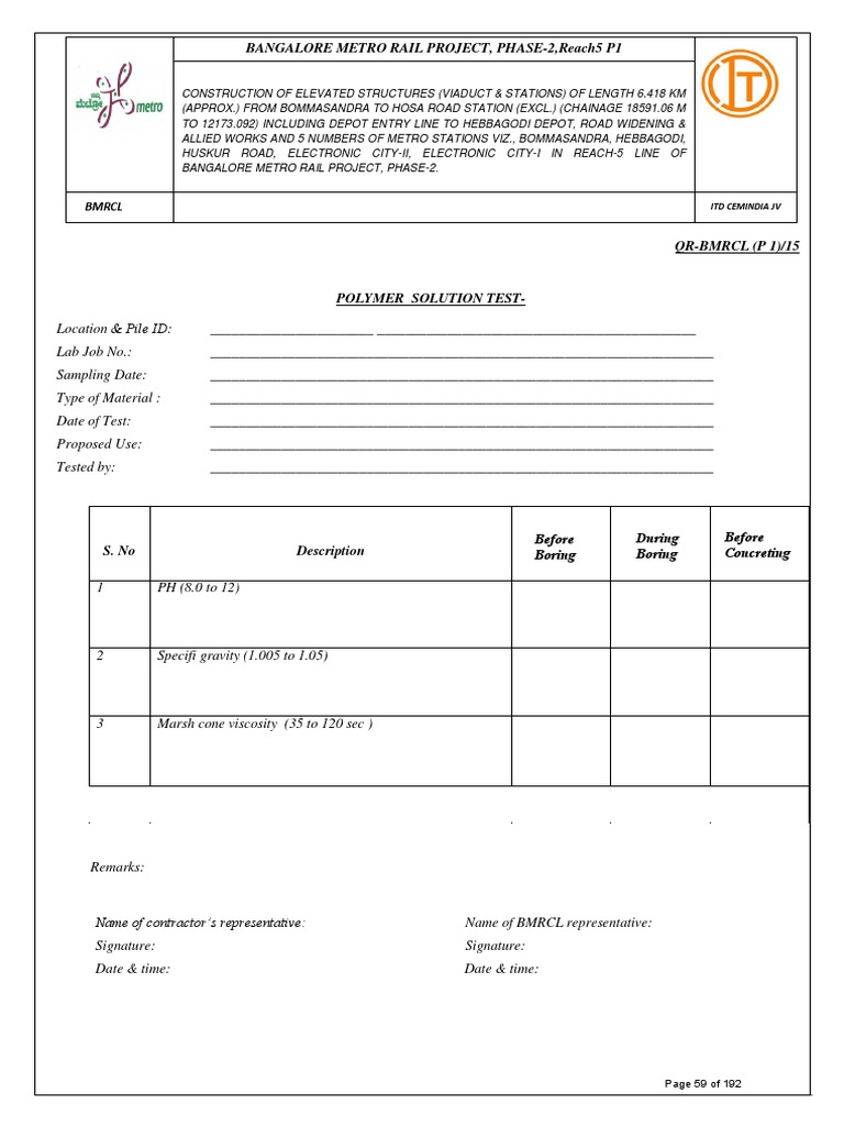 Pour Card Formats | PDF | Deep Foundation | Civil Engineering