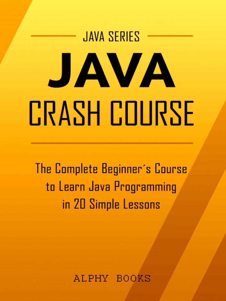 Java Crash C | PDF | Java (Programming Language) | Method (Computer ...