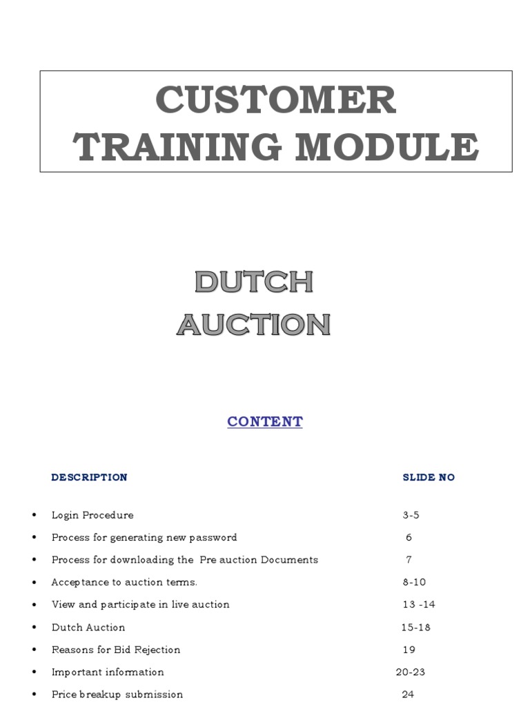 Dutch Auction | PDF | Auction | Password