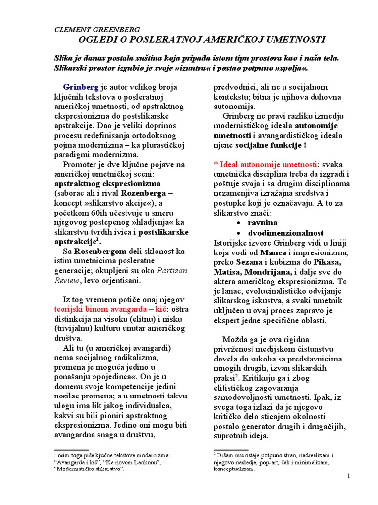 10) Apstraktni ekspresionizam