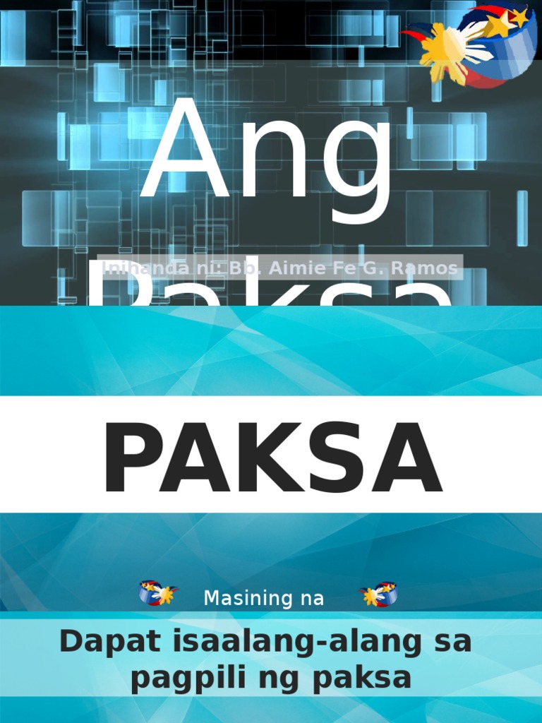 Ang Paksa | PDF