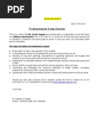 Still Working Certificate | PDF | Finance & Money Management