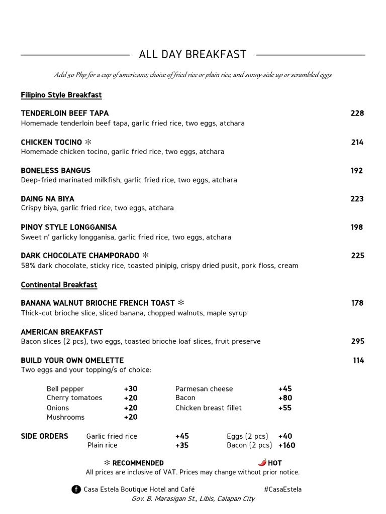 New Menu 02152020 PDF | PDF | French Fries | Cuisine