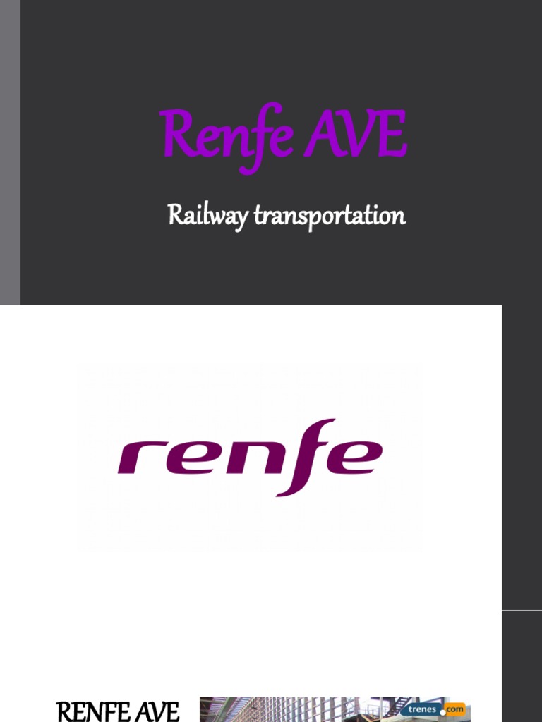 Renfe AVE High-Speed Train Overview | PDF | Business | Computers