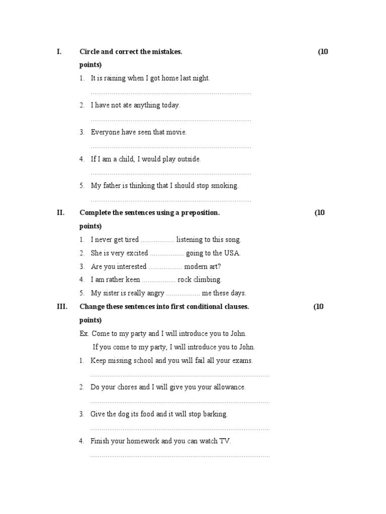 Correcting Spanish Grammar Mistakes | PDF | Linguistic Typology ...