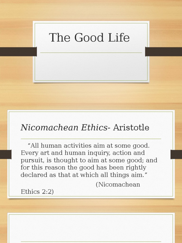 STS Chapter 6 Good Life | PDF