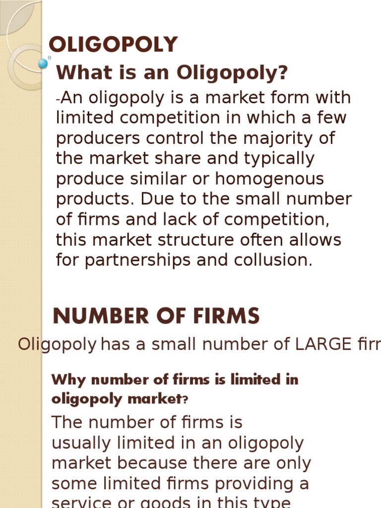 Understanding Oligopolies: Market Structure, Barriers to Entry, Pricing ...