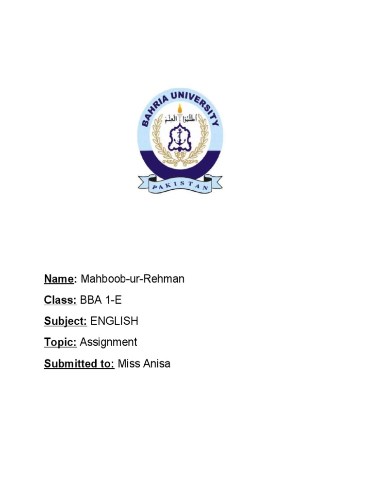 ENGLISH Mids Assignment | PDF