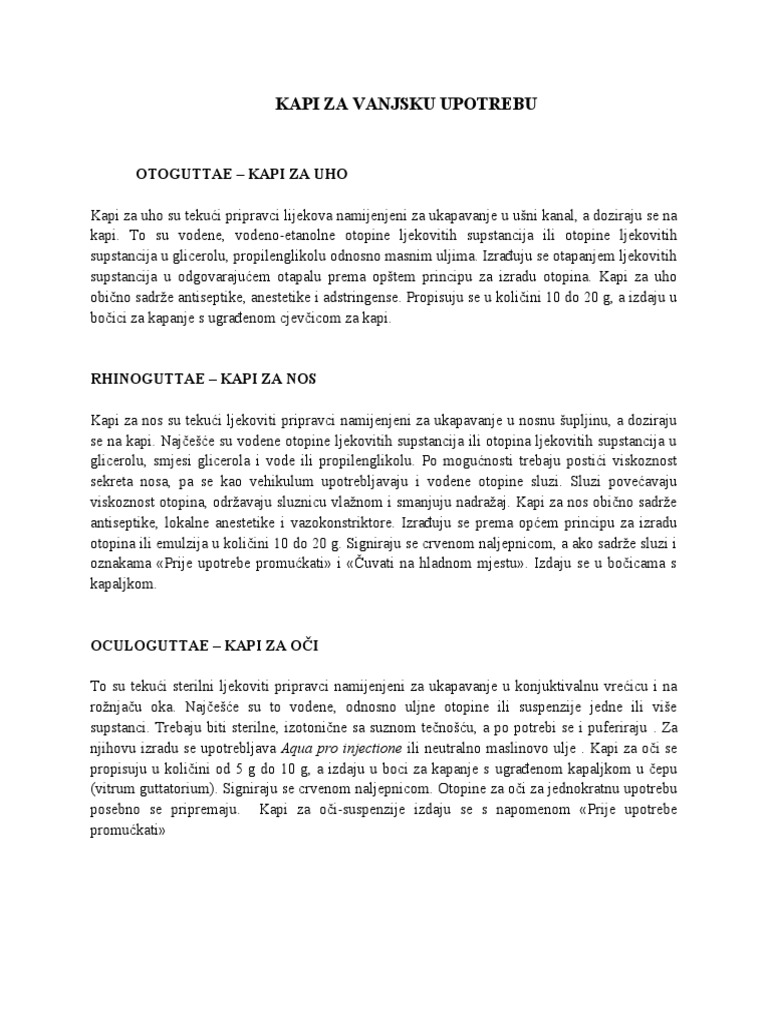 Kapi Za Vanjsku Upotrebu - Teoretski Dio | PDF