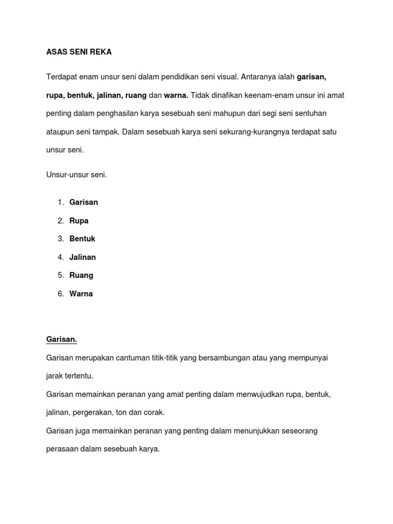 Nota PSV Tingkatan 1 | PDF