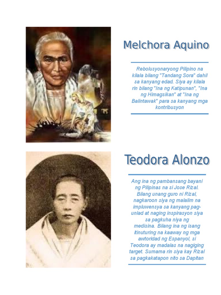 Mga Bayani Ng Pilipinas At Ang Kanilang Nagawa Sa Pilipinas