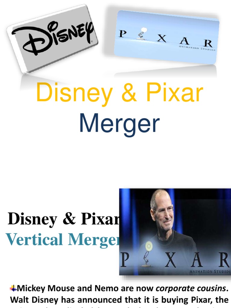 Disney & Pixar: Merger | PDF