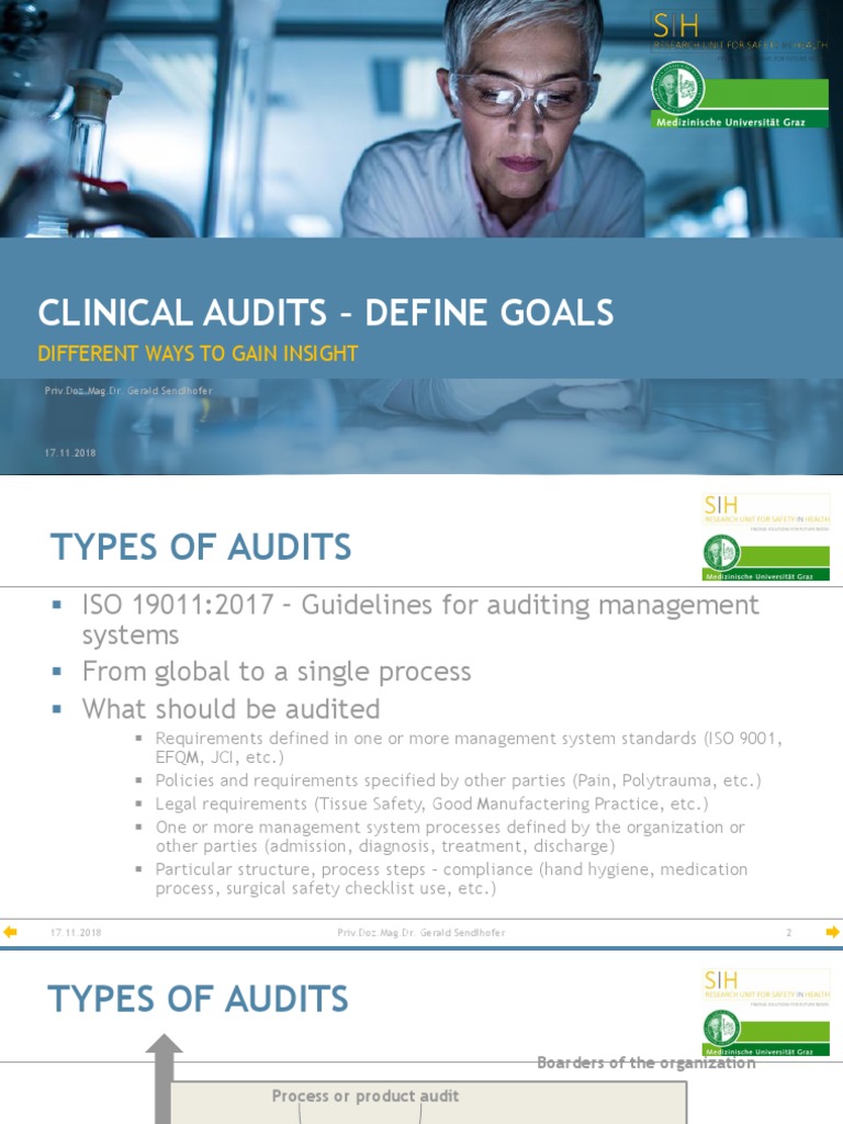 Clinical Audits - Define Goals: Different Ways To Gain Insight | PDF ...