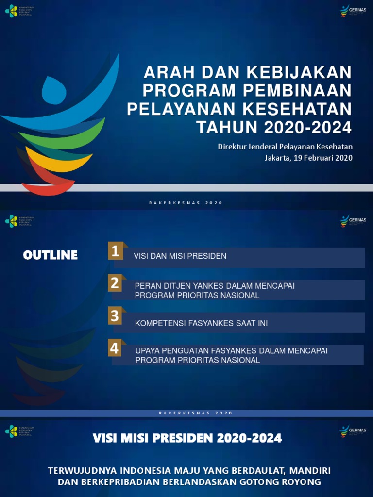 Arah Dan Kebijakan Program Pelayanan Kesehatan Tahun 2020-2024 (Ditjen ...