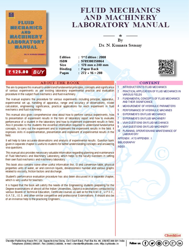 Fluid Mechanics Lab Manual Overview | PDF | Fluid Dynamics | Buoyancy