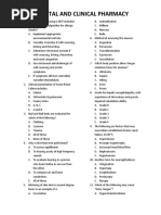 Pharmacy Exam Practice Questions | PDF | Pharmacy | Prescription Drugs