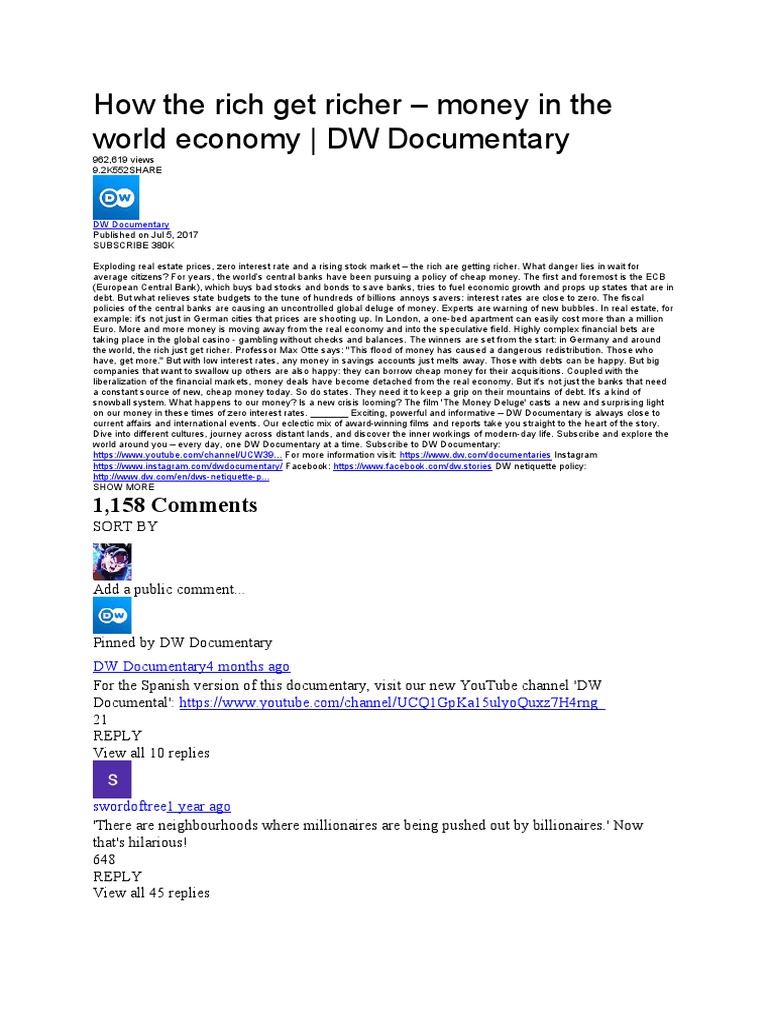 How The Rich Get Richer | PDF | Interest Rates | Money